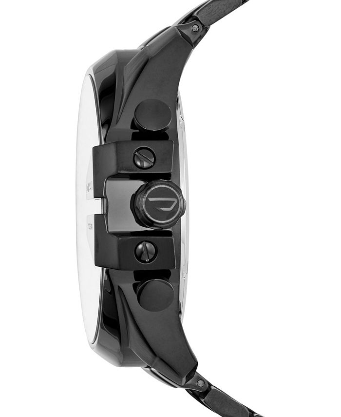 Diesel Men's Men's Mega Chief Chronograph Black Stainless Steel Watch ...