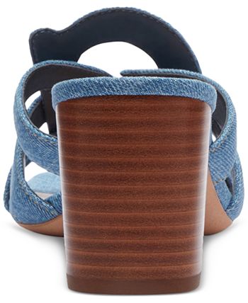 COACH Women's Nikki C-Emblem Block-Heel Dress Sandals - Macy's