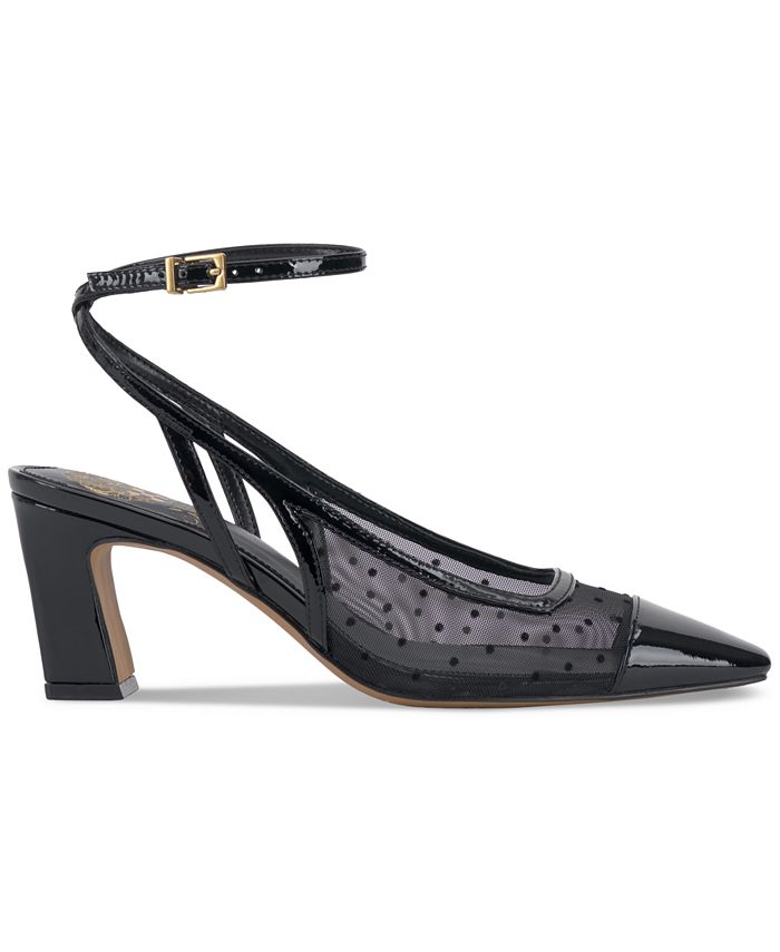 Vince Camuto Women's Somlee Mesh Kitten Heel Pumps - Macy's