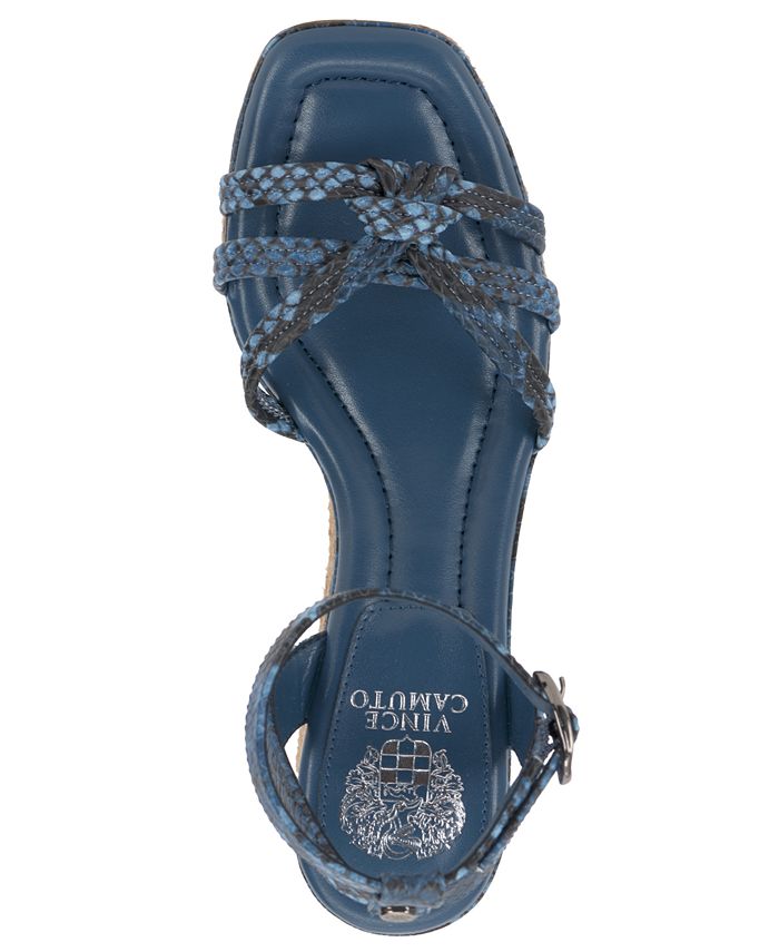 Vince Camuto Women's Loressa Strappy Platform Wedge Sandals - Macy's