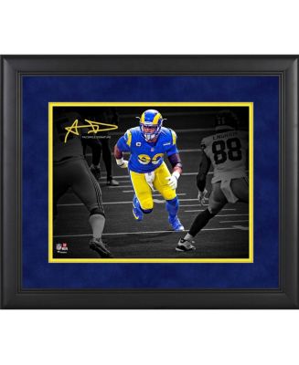Aaron Donald Los Angeles Rams Framed 11" x 14" Spotlight Photograph ...