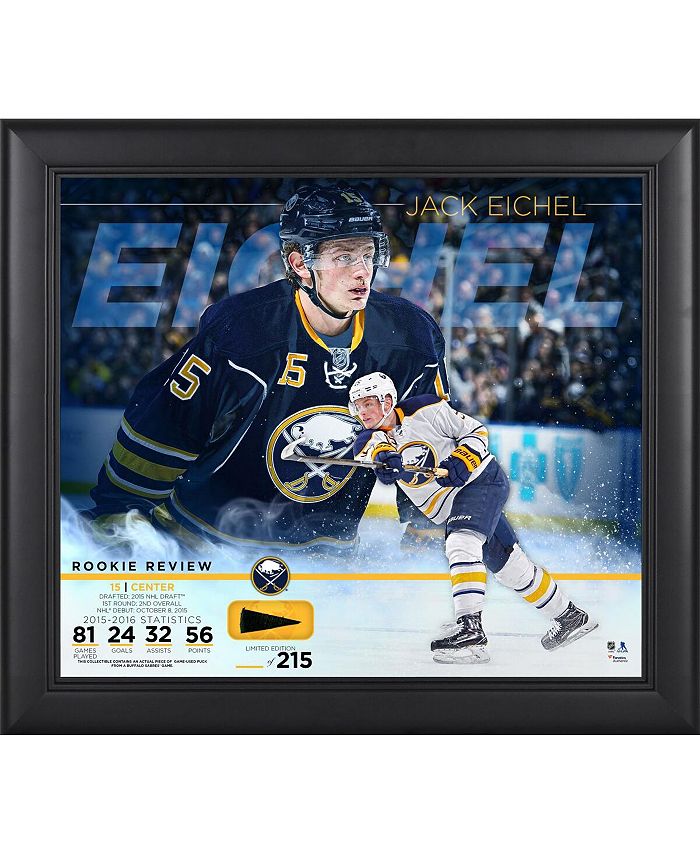 Fanatics Authentic Jack Eichel Buffalo Sabres Framed 15" x 17" Rookie ...