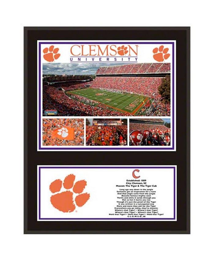 Fanatics Authentic Clemson Tigers 12" x 15" Sublimated Team Plaque - Macy's