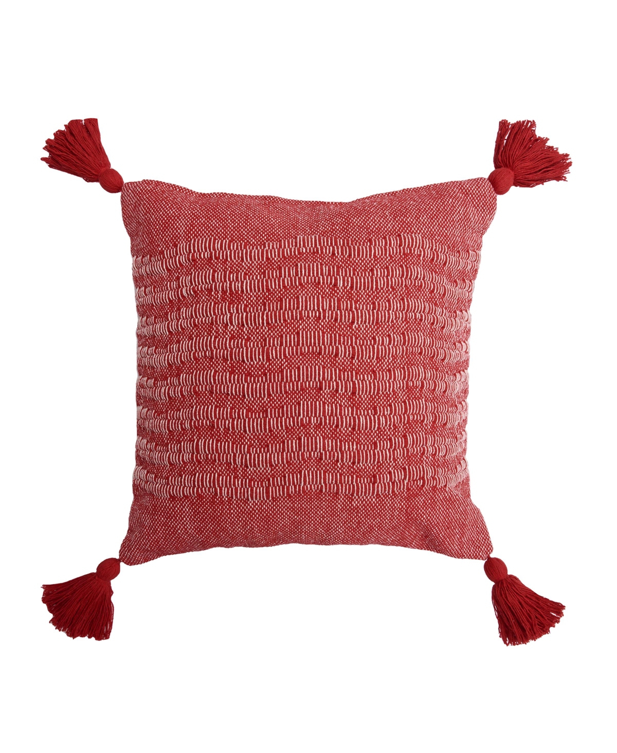 Click here for Hodges Ruby Woven Throw Pillow - Red prices