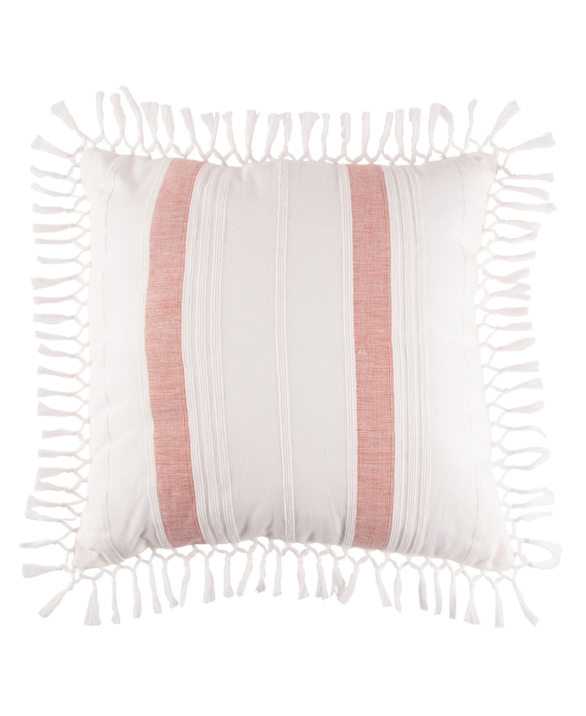 Click here for 20 x 20 Nathan Berry Striped Woven Square Throw Pi... prices