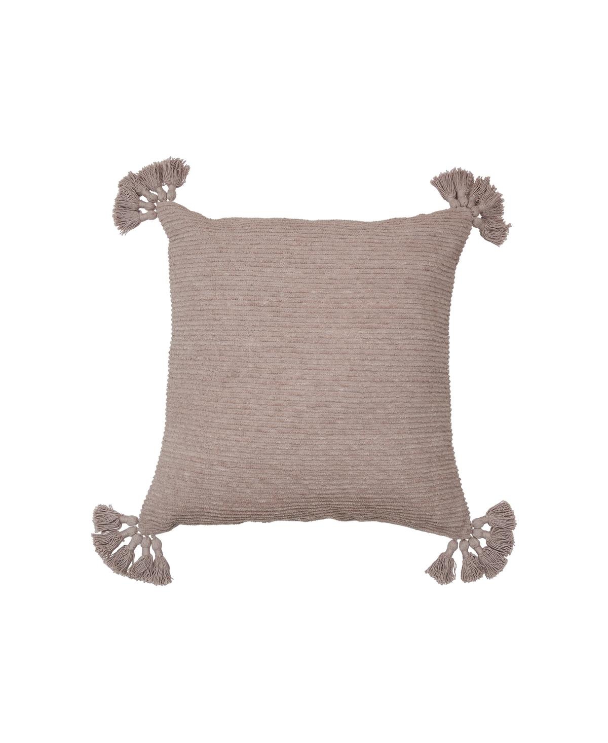 Click here for Newport Dune Textured Throw Pillow Beige Sand Soli... prices