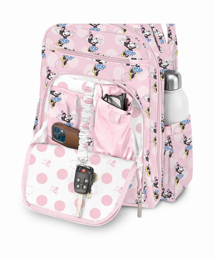 JuJuBe Minnie Mouse Be Right Back Diaper Bag Backpack - Macy's