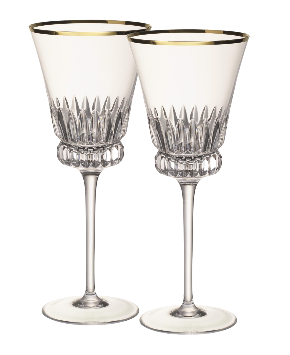 Click here for Villeroy & Boch Grand Royal Gold-Tone Red Wine Gla... prices