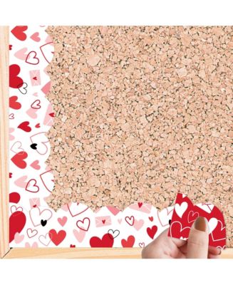 Valentine's Day Hearts - Scalloped Classroom Bulletin Board Borders ...