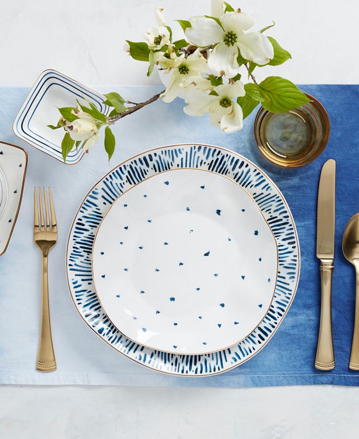 Lenox Blue Bay 24 Pc. Dinnerware Set, Service for 8 - Macy's