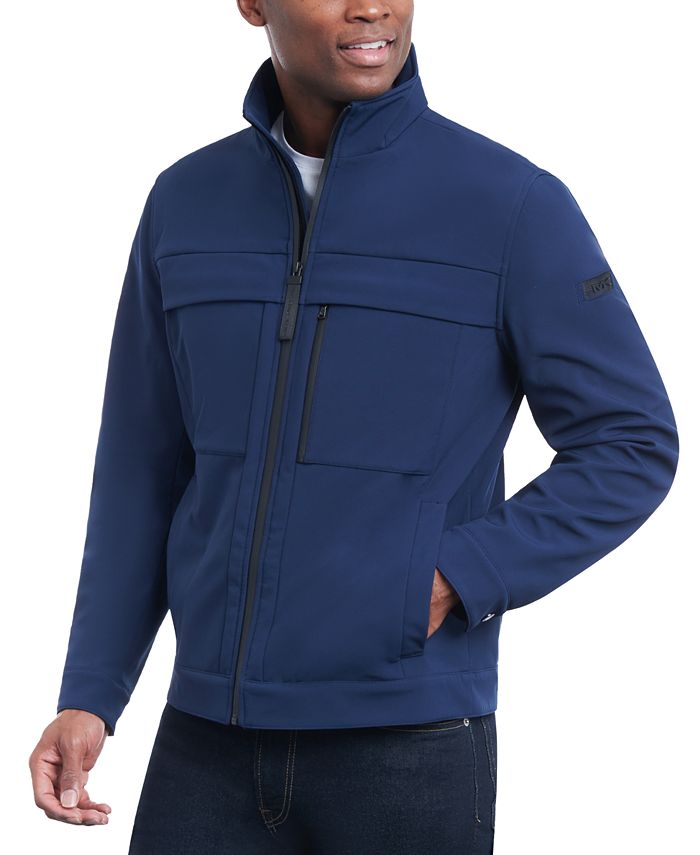 Michael Kors Men's Dressy Full-Zip Soft Shell Jacket - Macy's
