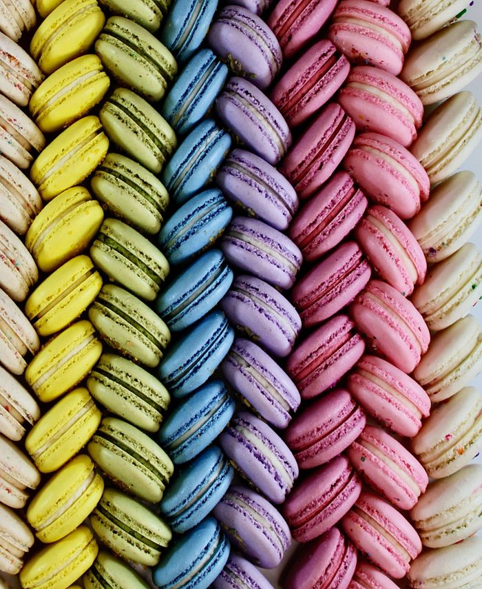 Savor Patisserie The Rainbow Box French Macarons, 10 Count Box - Macy's