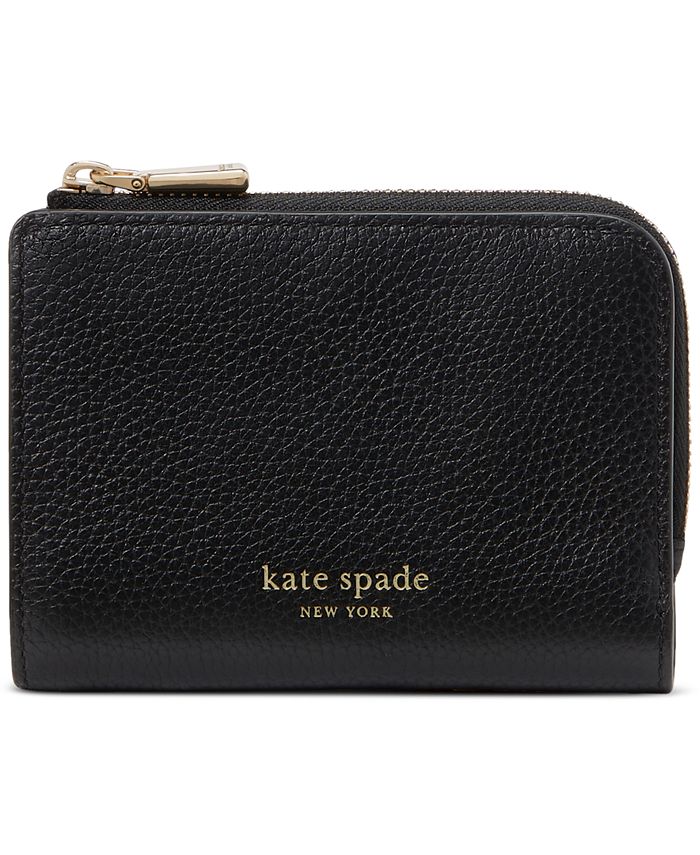 kate spade new york Ava Pebbled Leather Zip Bifold Wallet - Macy's