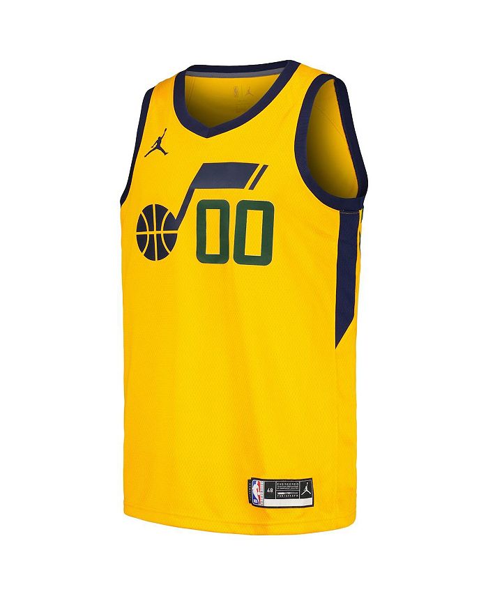 Jordan Men's Clarkson Yellow Utah Jazz Swingman Player Jersey ...