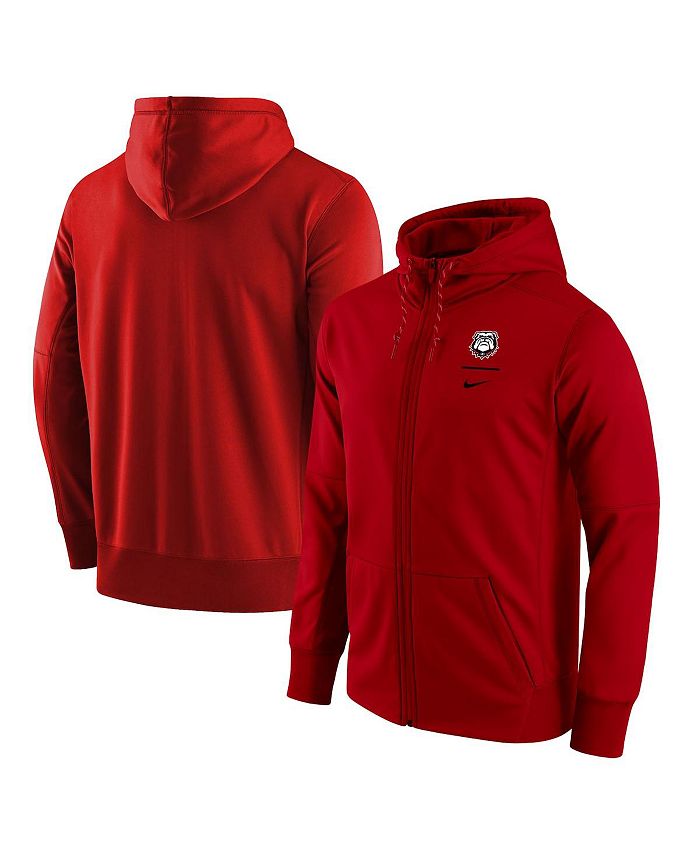 Nike Men's Red Georgia Bulldogs Alternate Logo Stack Therma Performance ...