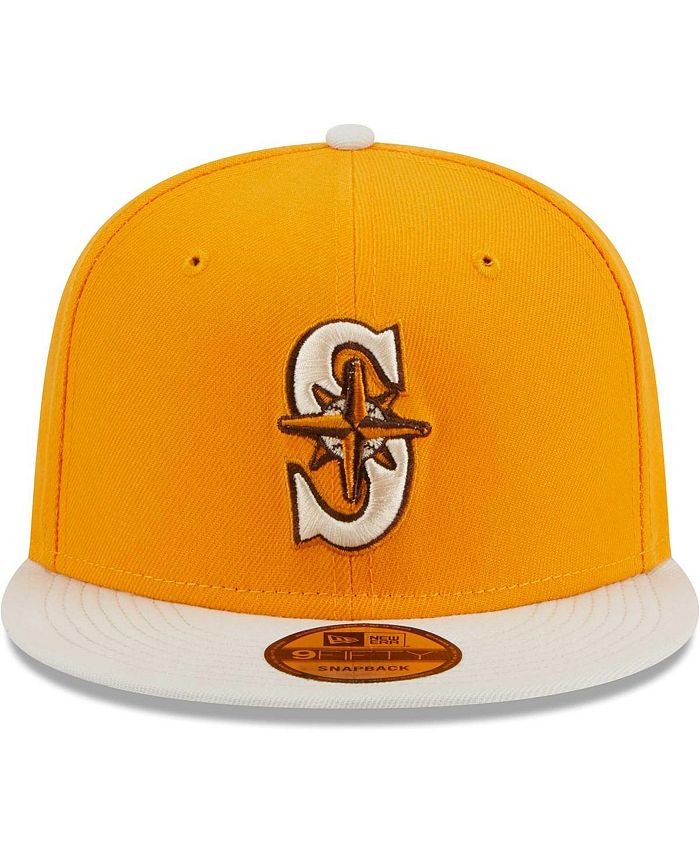 New Era Men's Gold Seattle Mariners Tiramisu 9FIFTY Snapback Hat - Macy's