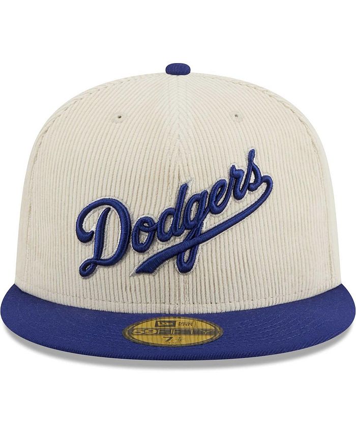 New Era Men's White Los Angeles Dodgers Corduroy Classic 59FIFTY Fitted ...