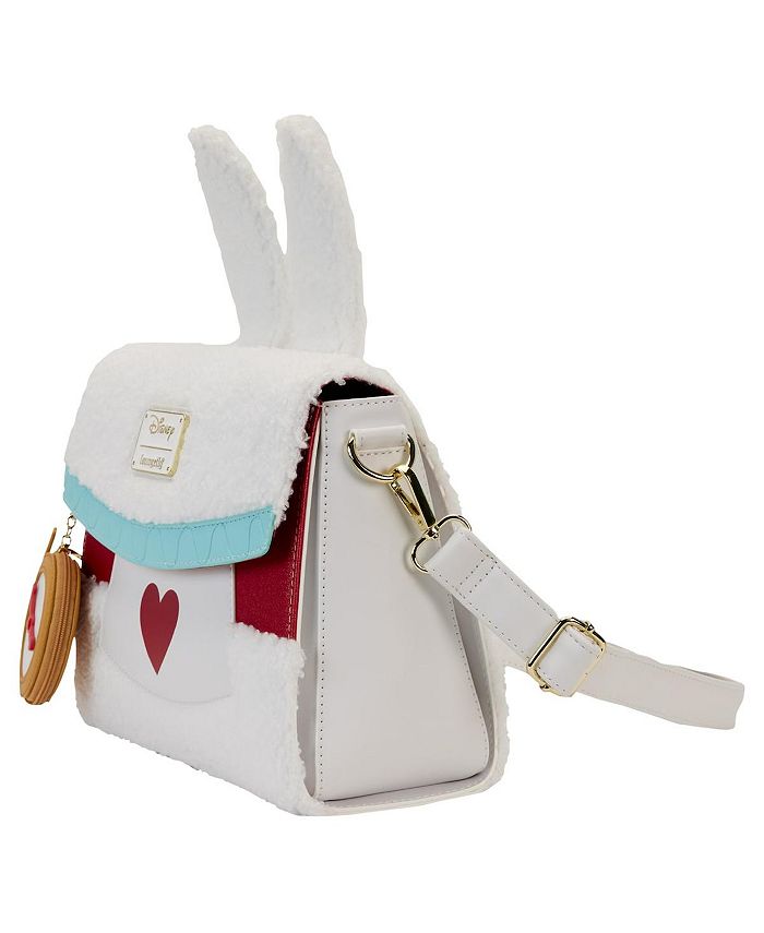 Loungefly Women's Alice in Wonderland White Rabbit Cosplay Crossbody ...