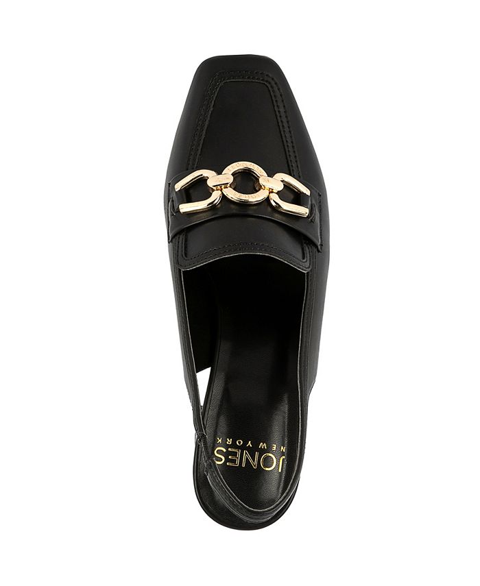 Jones New York Women's Aubleen Block Heel Tailored Slingback Pumps - Macy's