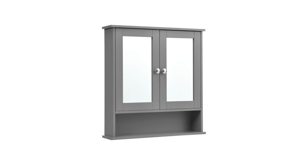 Click here for Bathroom Wall-Mount Mirror Cabinet Organizer for S... prices