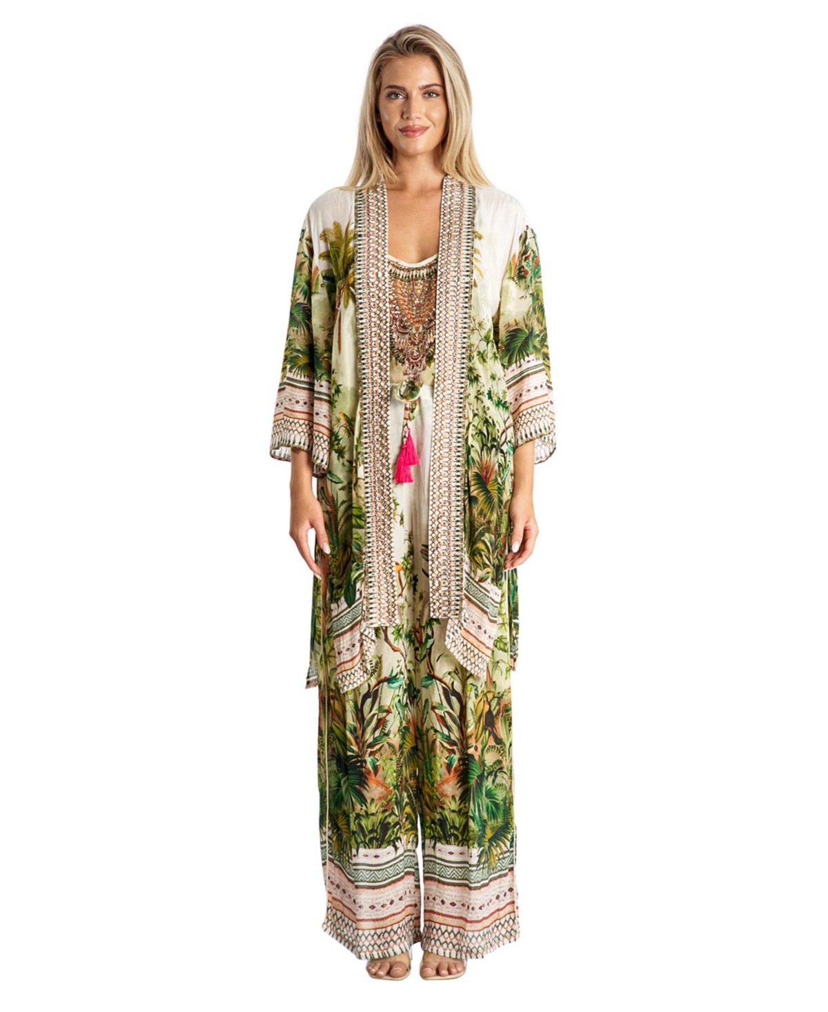 Click here for La Moda Clothing Womens Open front cape - Open Mis... prices