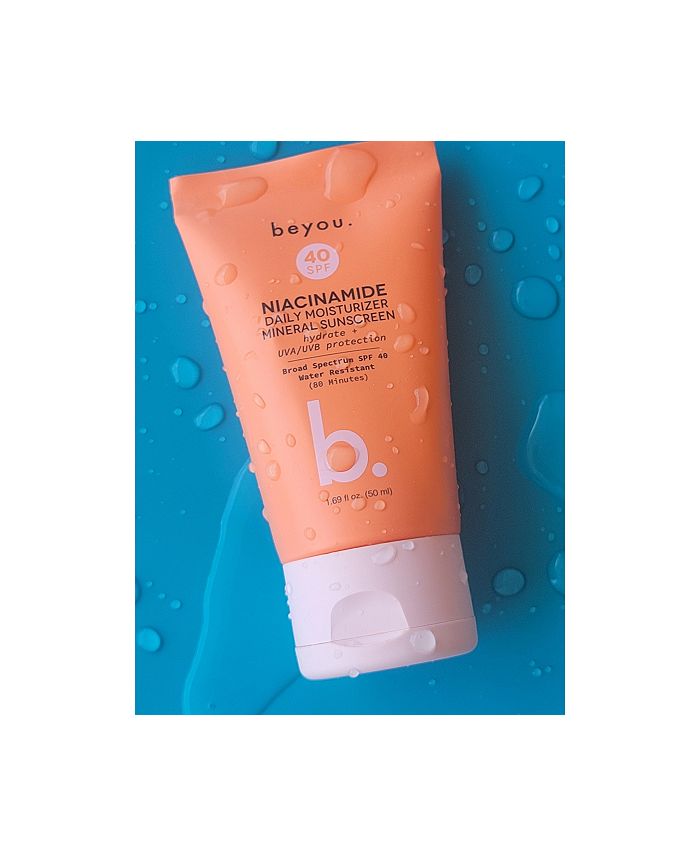 beyou Daily Moisturizer Mineral Face SPF 40 Sunscreen, 1.69 fl oz - Macy's