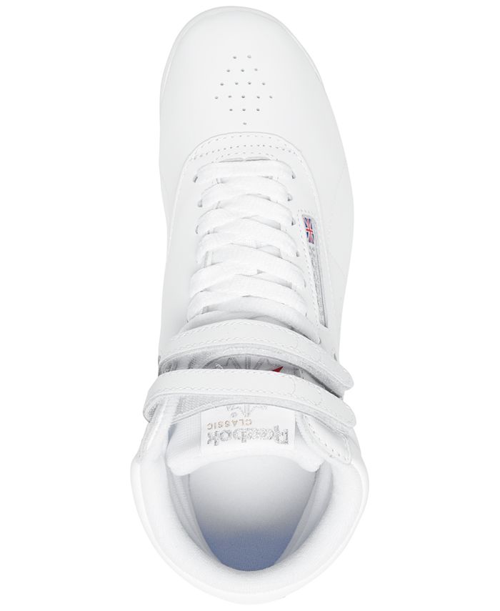 Reebok Women's Freestyle High Top Casual Sneakers from Finish Line - Macy's