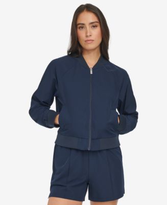 Andrew Marc Sport Women's Woven Bomber Jacket - Macy's