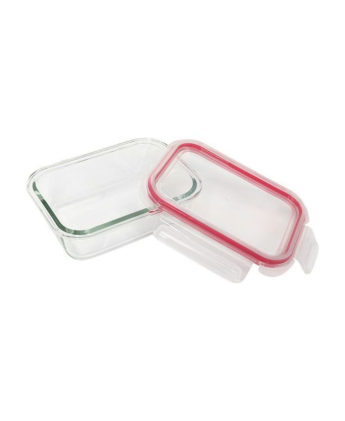 Sedona Kitchen Sedona 6 Piece Rectangle Glass Storage Container Set ...