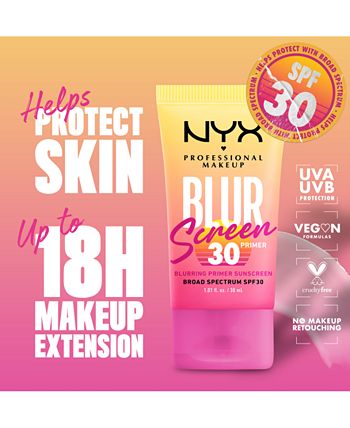 NYX Professional Makeup BlurScreen Primer SPF 30 - Macy's