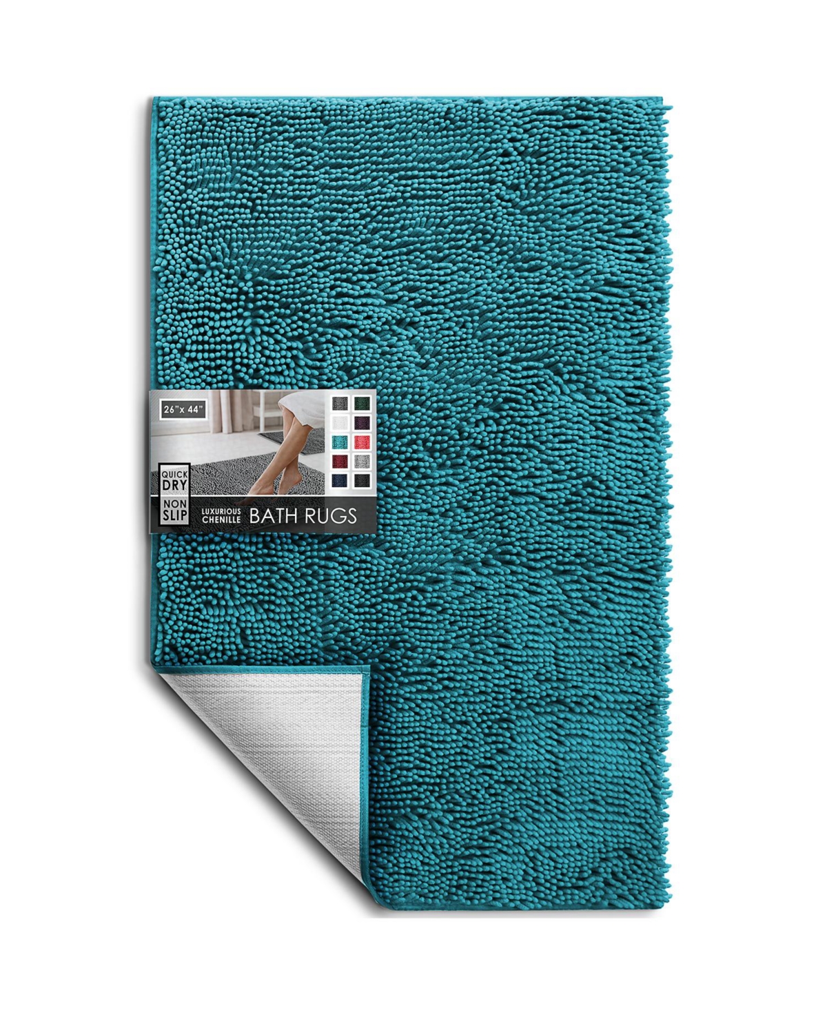 Click here for Ultra Soft Non-Slip Chenille Bath Rug - Quick Dry... prices