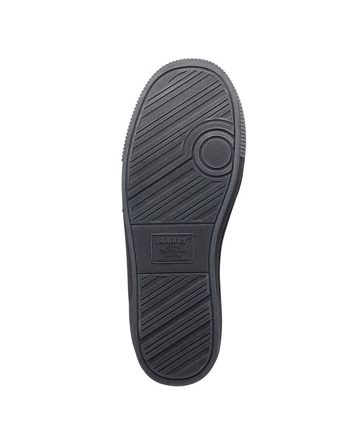 Isotoner Men's Textured Knit Kai Clog Slippers with Gel-Infused Memory ...