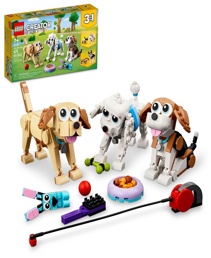 LEGO® Creator 31137 3-in-1 Adorable Dogs Toy Building Set with Beagle ...