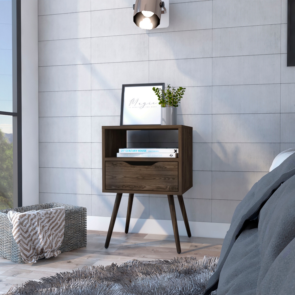 Click here for Streamdale Furniture Otom Nightstand  Superior Top... prices