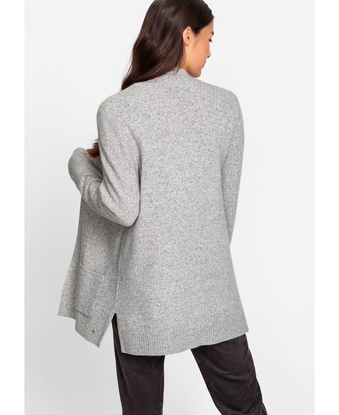 Olsen Long Sleeve Open Front Cardigan - Macy's