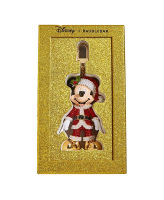 BaubleBar Women's Mickey Mouse Santa Claus Bag Charm - Macy's