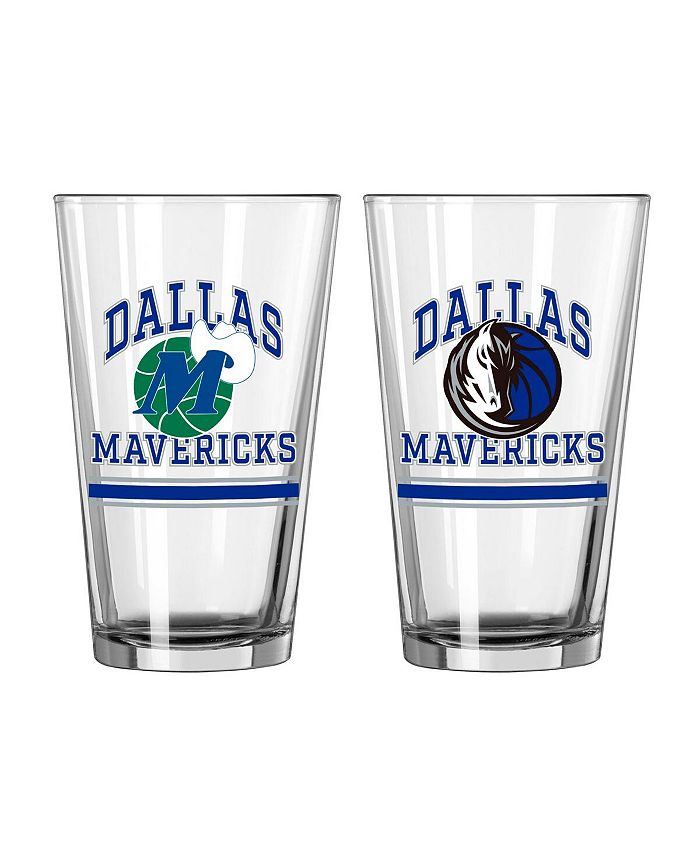 Logo Brands Dallas Mavericks 16 Oz Pint Glass Two Pack - Macy's