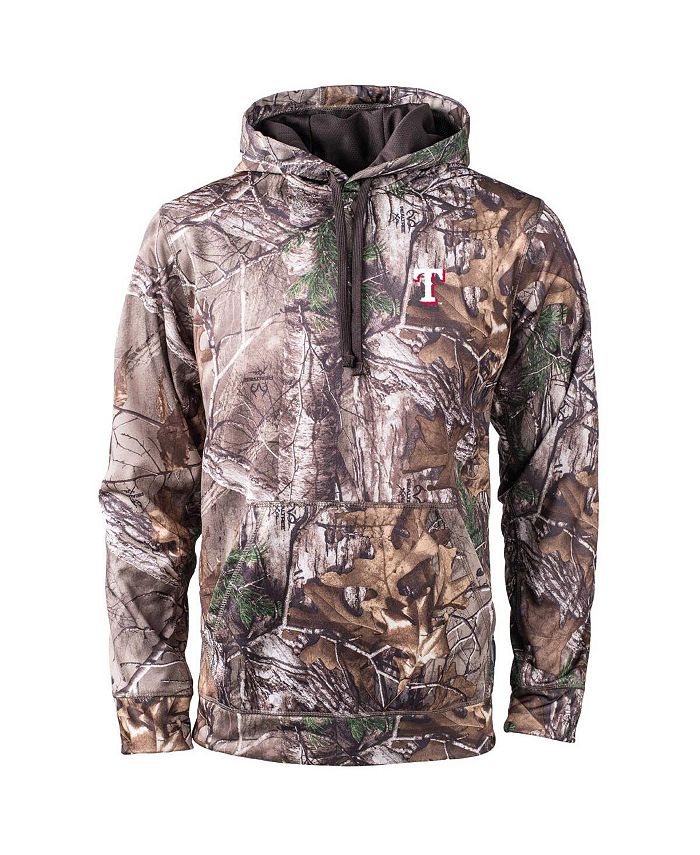 Dunbrooke Men's Camo Texas Rangers Champion Realtree Pullover Hoodie ...