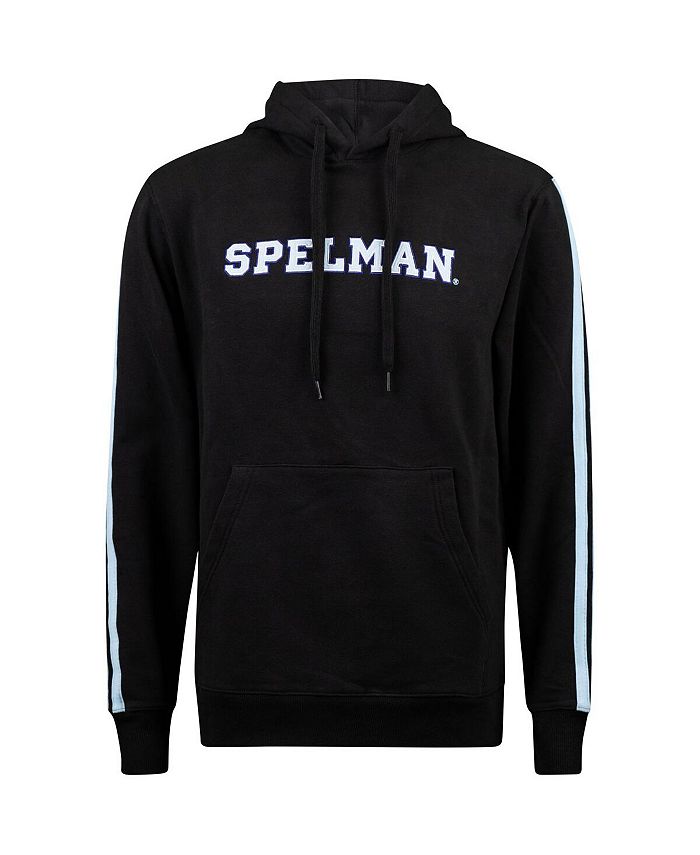 FISLL Men's Black Spelman College Jaguars Oversized Stripes Pullover ...
