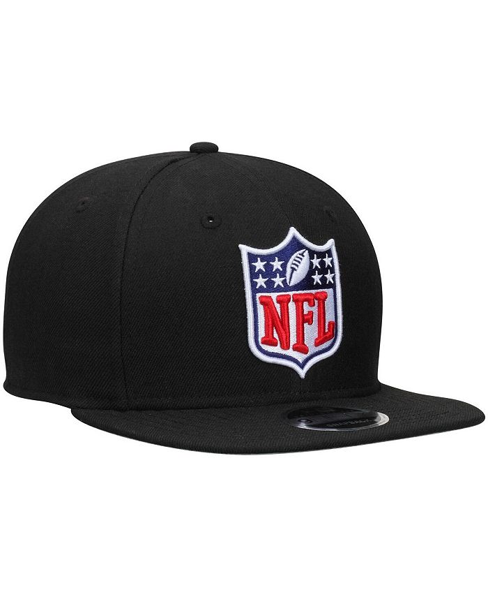 New Era Men's Black NFL Shield Logo Original Fit 9FIFTY Adjustable ...