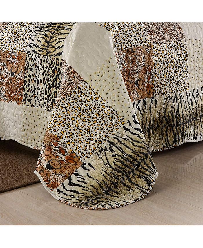 MarCielo 3 Piece Quilted Bedspread Quilt Set Lightweight Bedspread ...