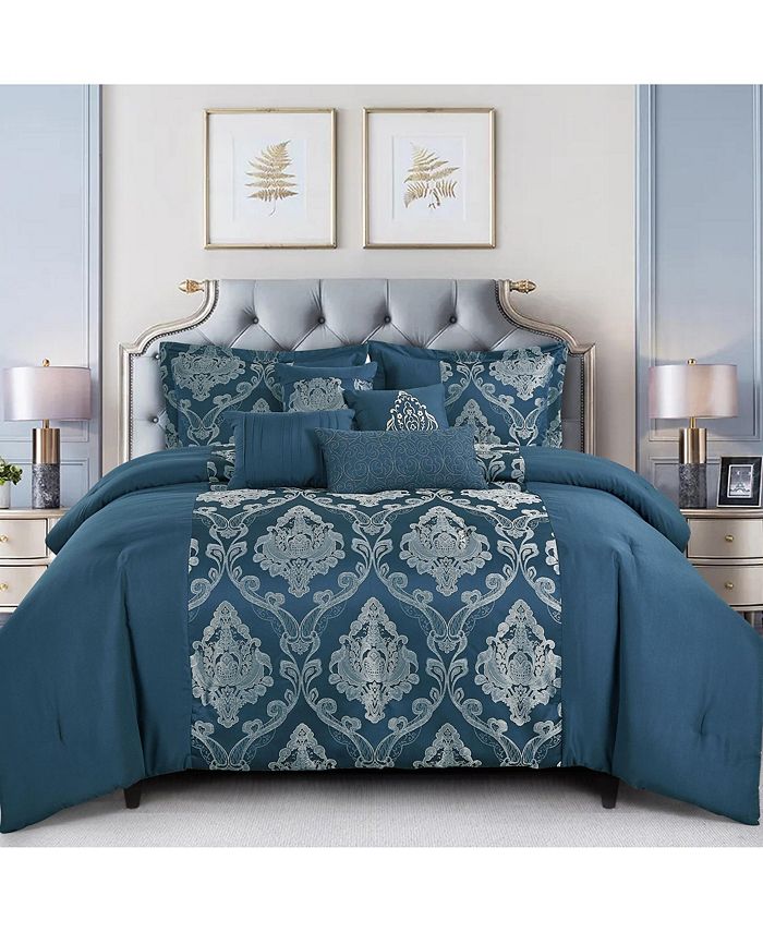 MarCielo 7 PCS Bedding Comforter Set Daryl - Queen - Macy's