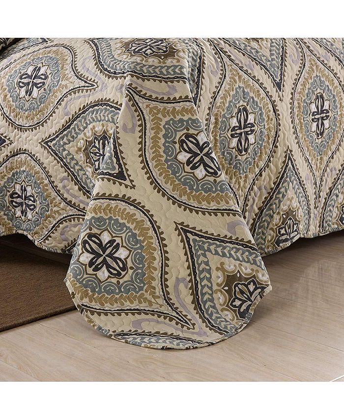 MarCielo 3 Piece Quilted Bedspread Quilt Set Lightweight Bedspread A16 ...