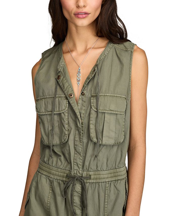 Lucky Brand Women's Cotton Cargo Mini Dress - Macy's