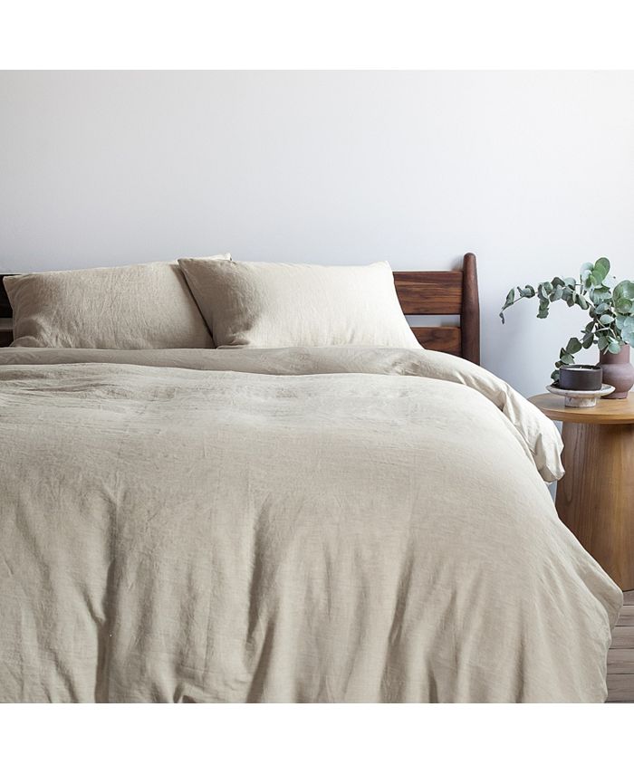 Bokser Home French Linen and Cotton Duvet & Sham Set - Macy's