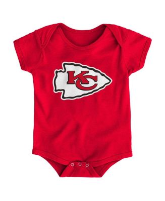 Baby Boys and Girls Red Kansas City Chiefs Team Logo Bodysuit - Macy's
