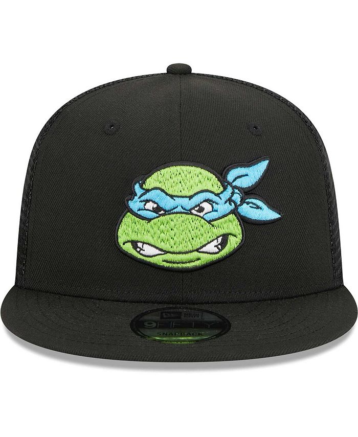 New Era Men's Black Teenage Mutant Ninja Turtles Angry Leonardo Trucker ...