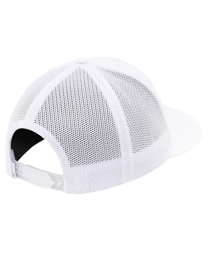 Travis Mathew Men's White The Patch Floral Trucker Adjustable Hat - Macy's