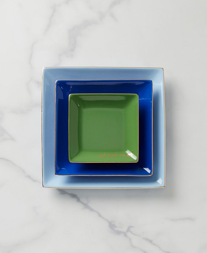 Kate Spade Make it Pop 3-Piece Tray Set - Macy's