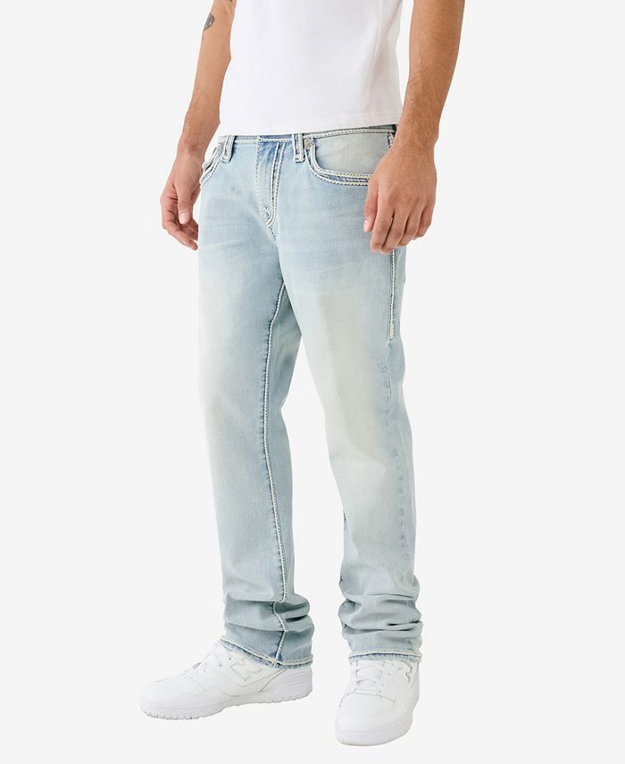 True Religion Men's Ricky Rope Stitch Straight Jeans - Macy's
